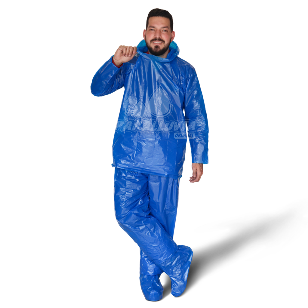 Impermeable 3 piezas azul | Paralluvia SAS